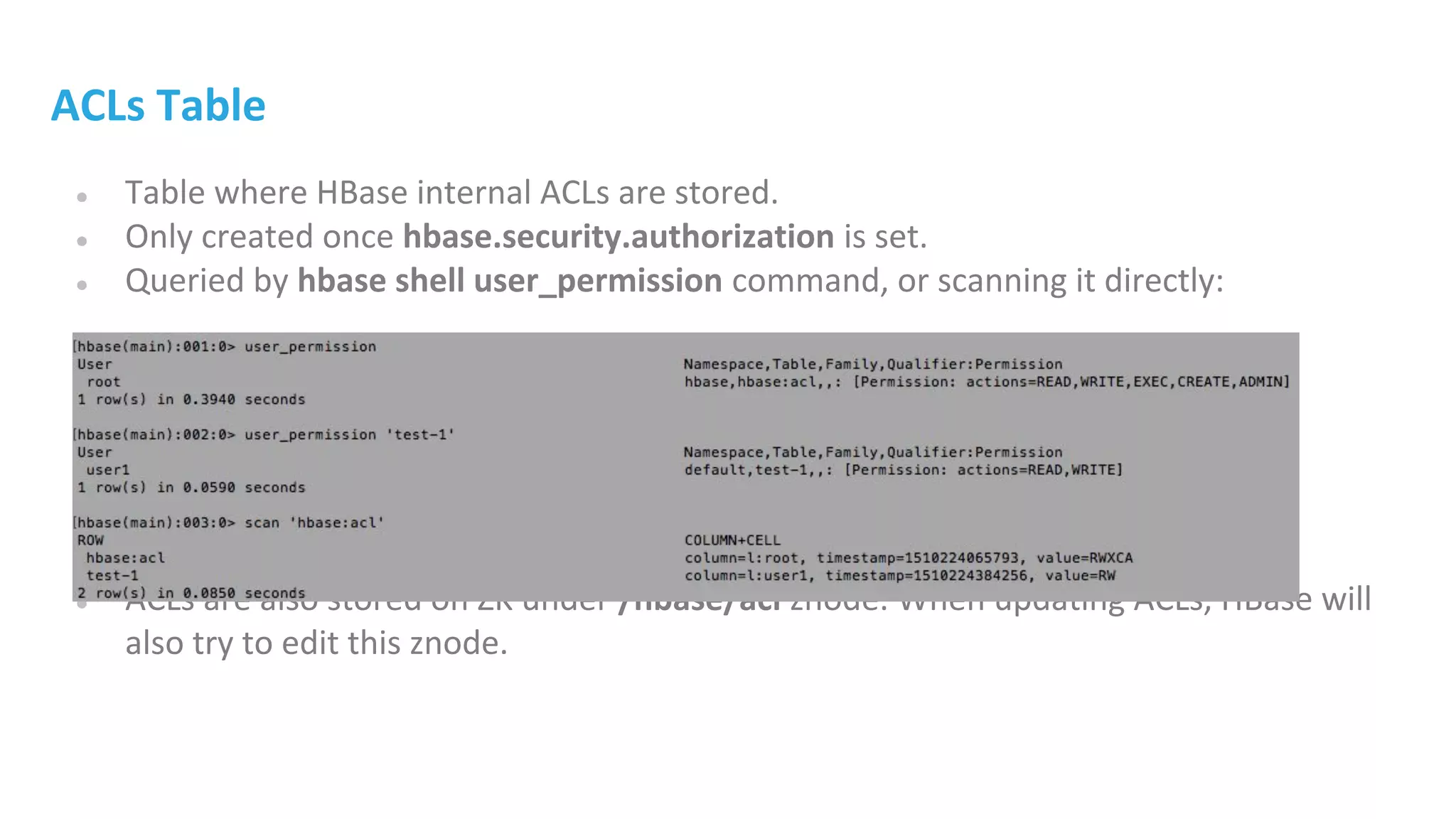 HBase System Tables / Metadata Info | PDF