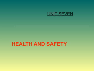 Health and Safety | PPT | Cold and Flu | Diseases and Conditions