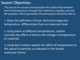 Copy of Heat and Temperature.pptx | Chemistry | Science