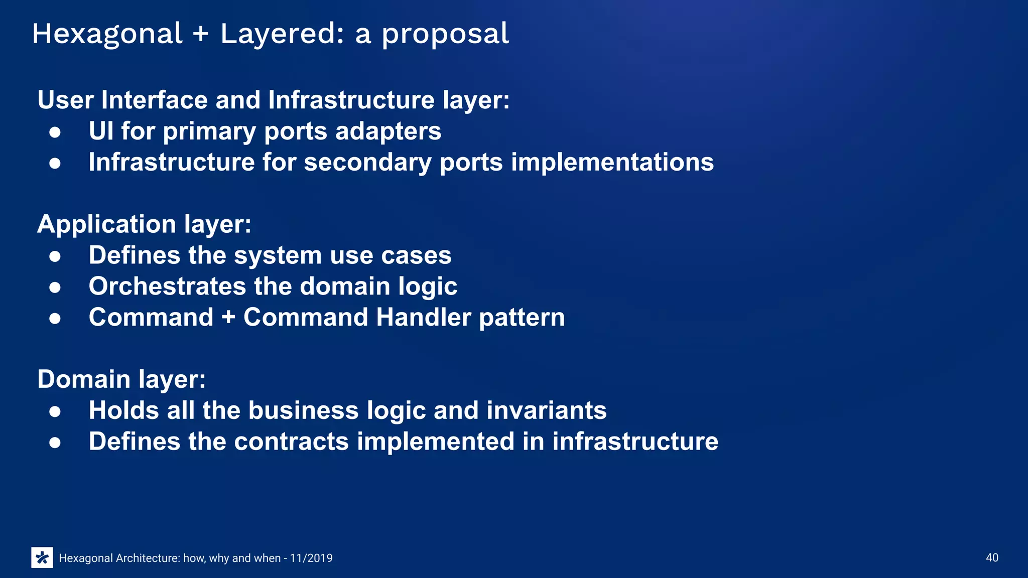 Hexagonal architecture: how, why and when | PDF