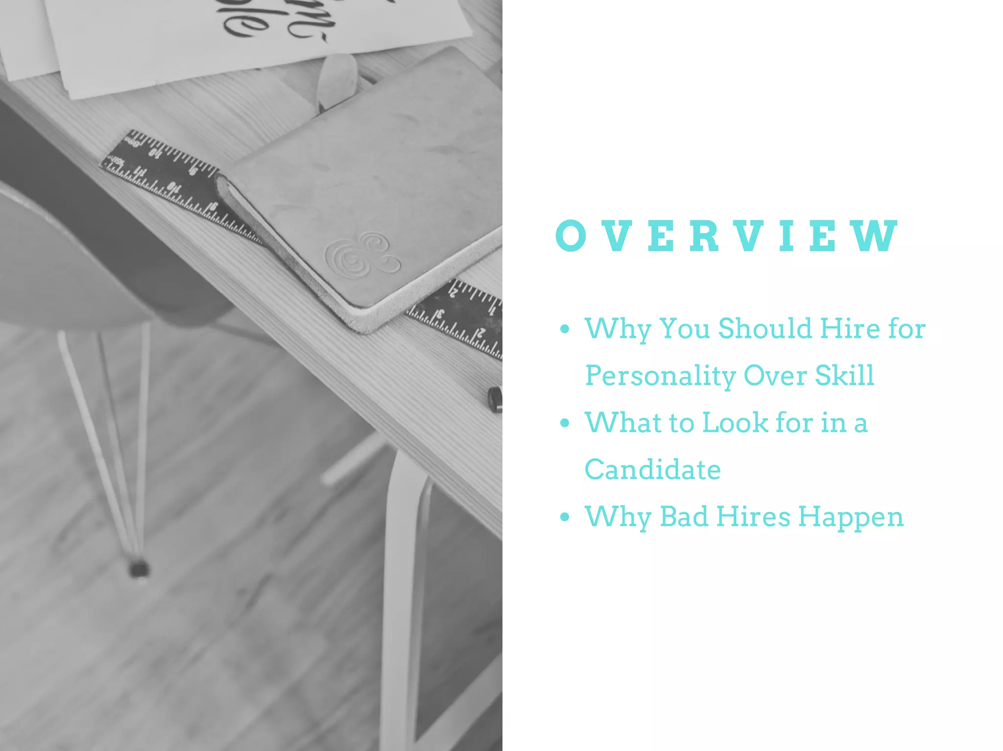 Hiring for Personality over Skill | PPT