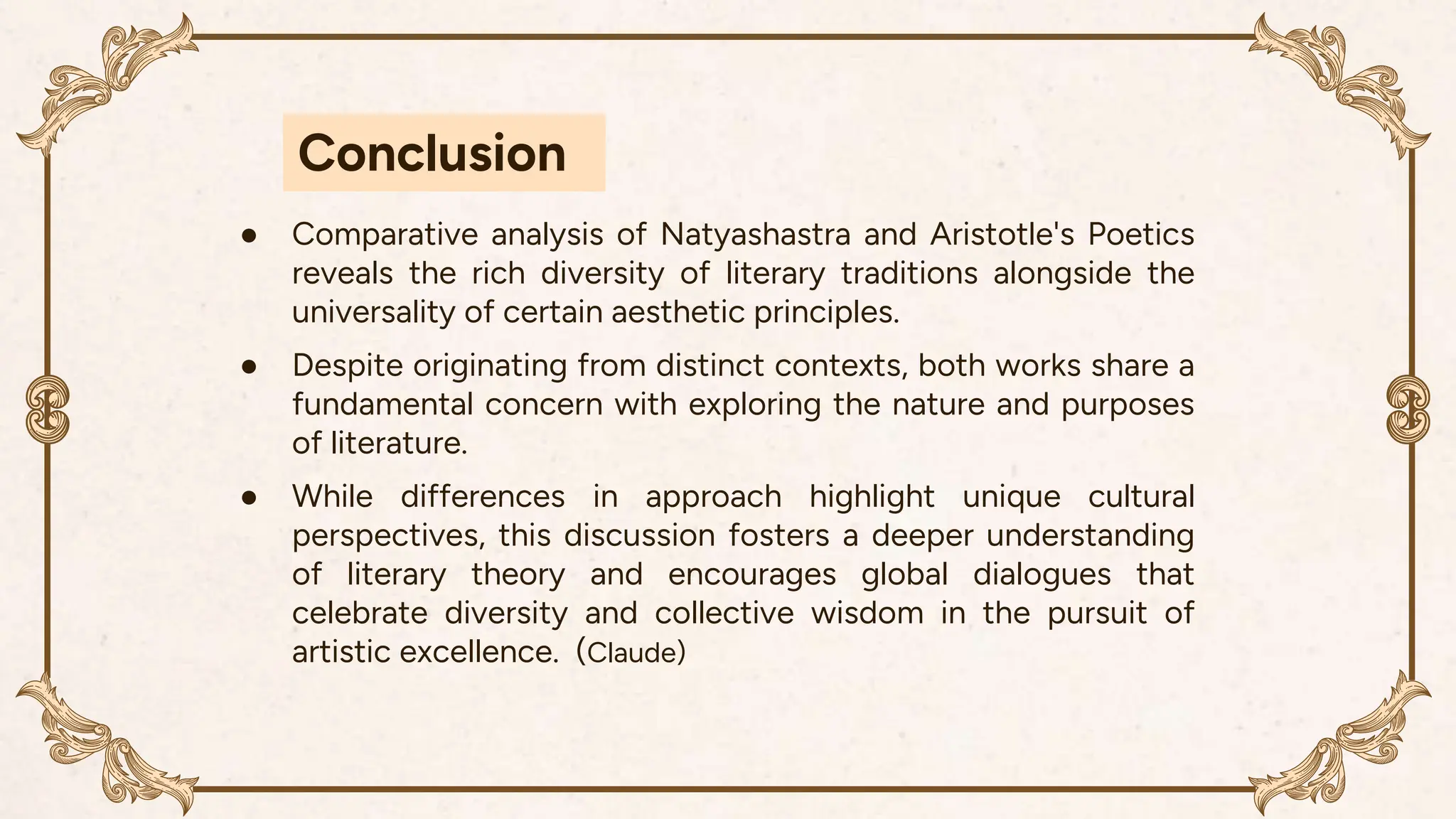 Comparative Analysis of ‘Natyashastra’ and Aristotle's ‘Poetics ...