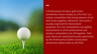 How Does The PGA Tour Work? | PPT