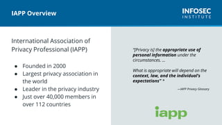 5 Ways an IAPP Privacy Certification Can Boost Your Career | PPT