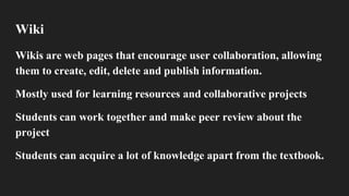 ICT inputs as learning resources | PPT