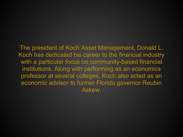 Donald L. Koch: a Brief Biography of Governor Reubin Askew | PDF