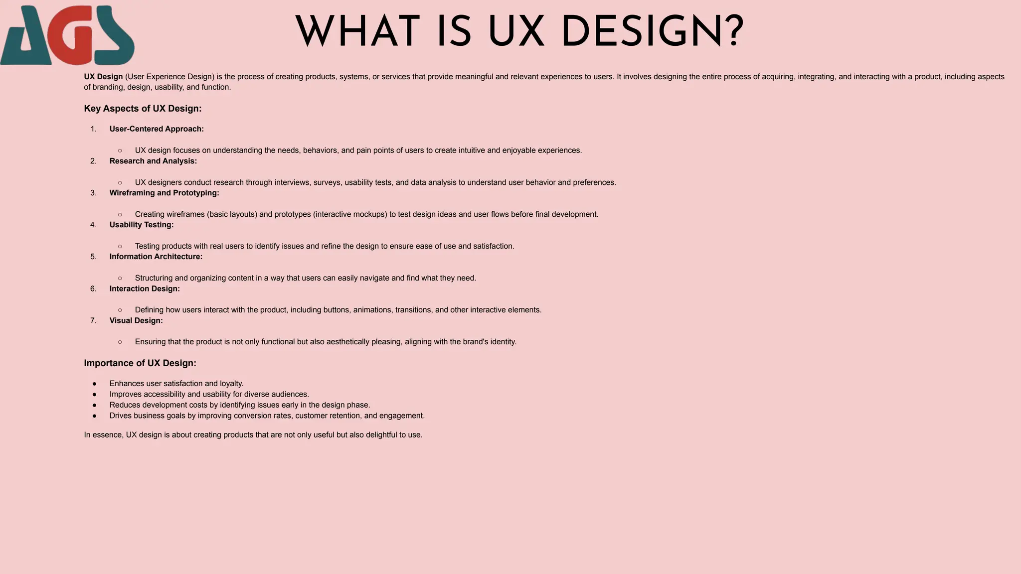 7 Reasons Why UX Design is Essential for Your Business' Success | PPT