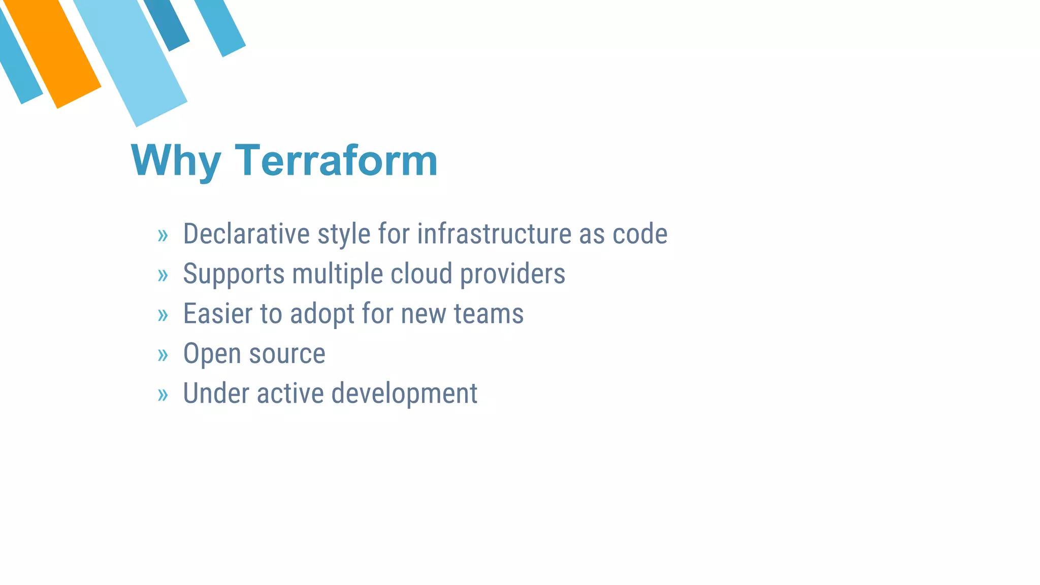 Immutable infrastructure with Terraform | PPT