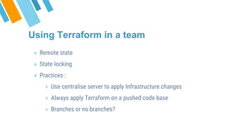 Immutable infrastructure with Terraform | PPT