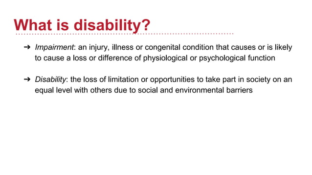 Disability Studies 101: Changing Perceptions | PPTX