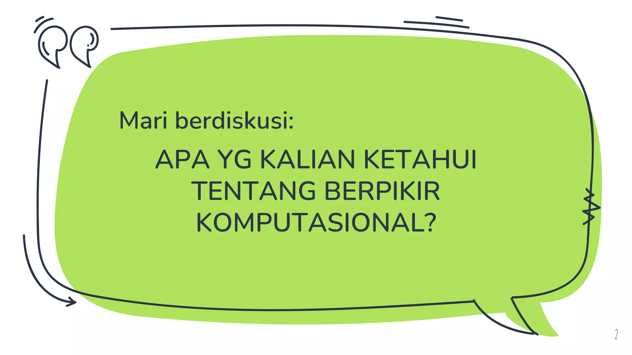 berpikir komputasional kelas X | PPTX