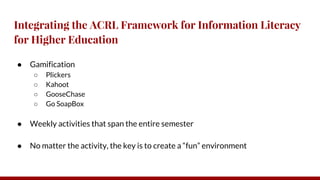 Innovating the FYE Proposal: Moving Beyond “Library Week” | PDF | College Education | Education