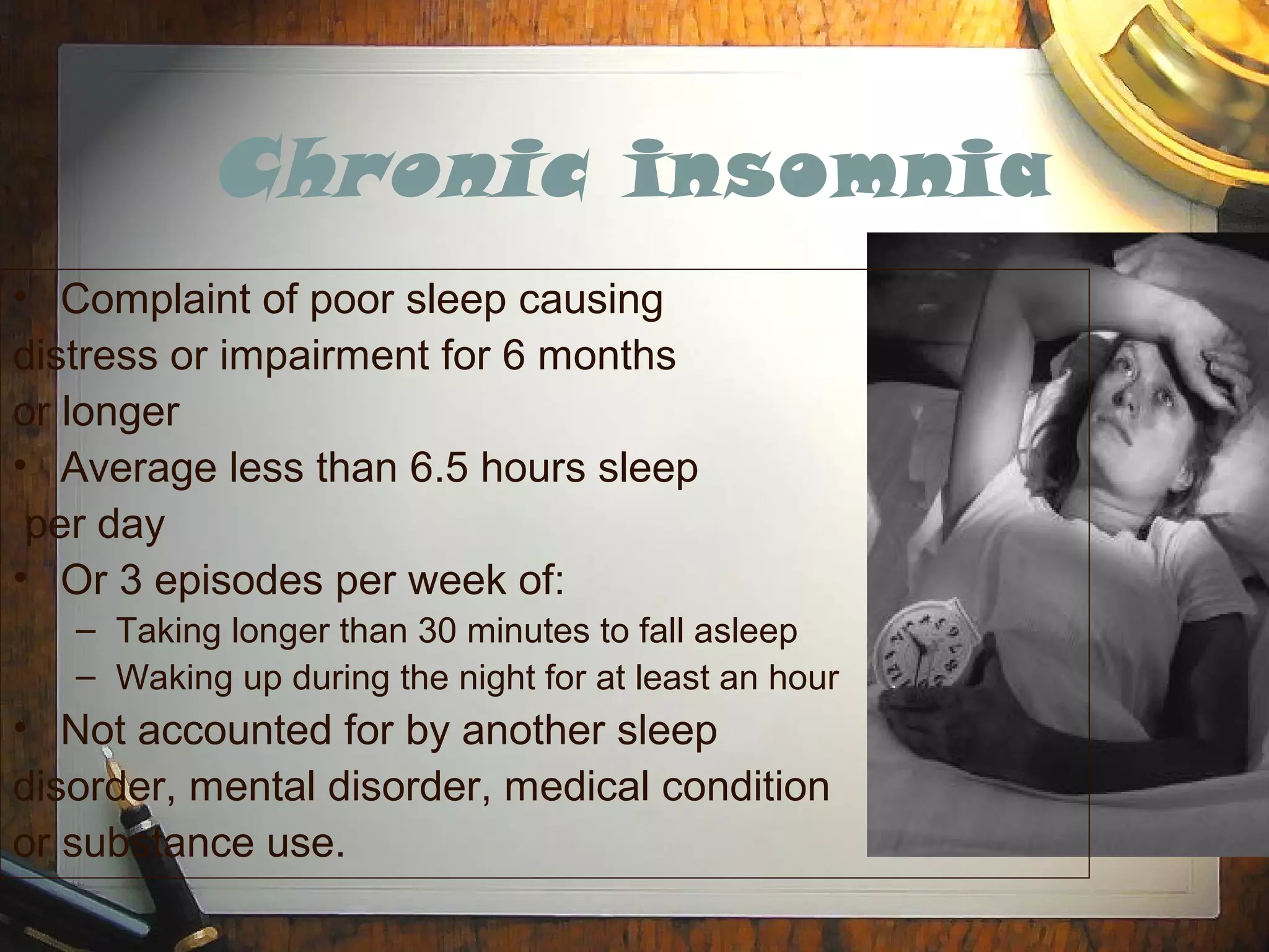 insomnia | PPT