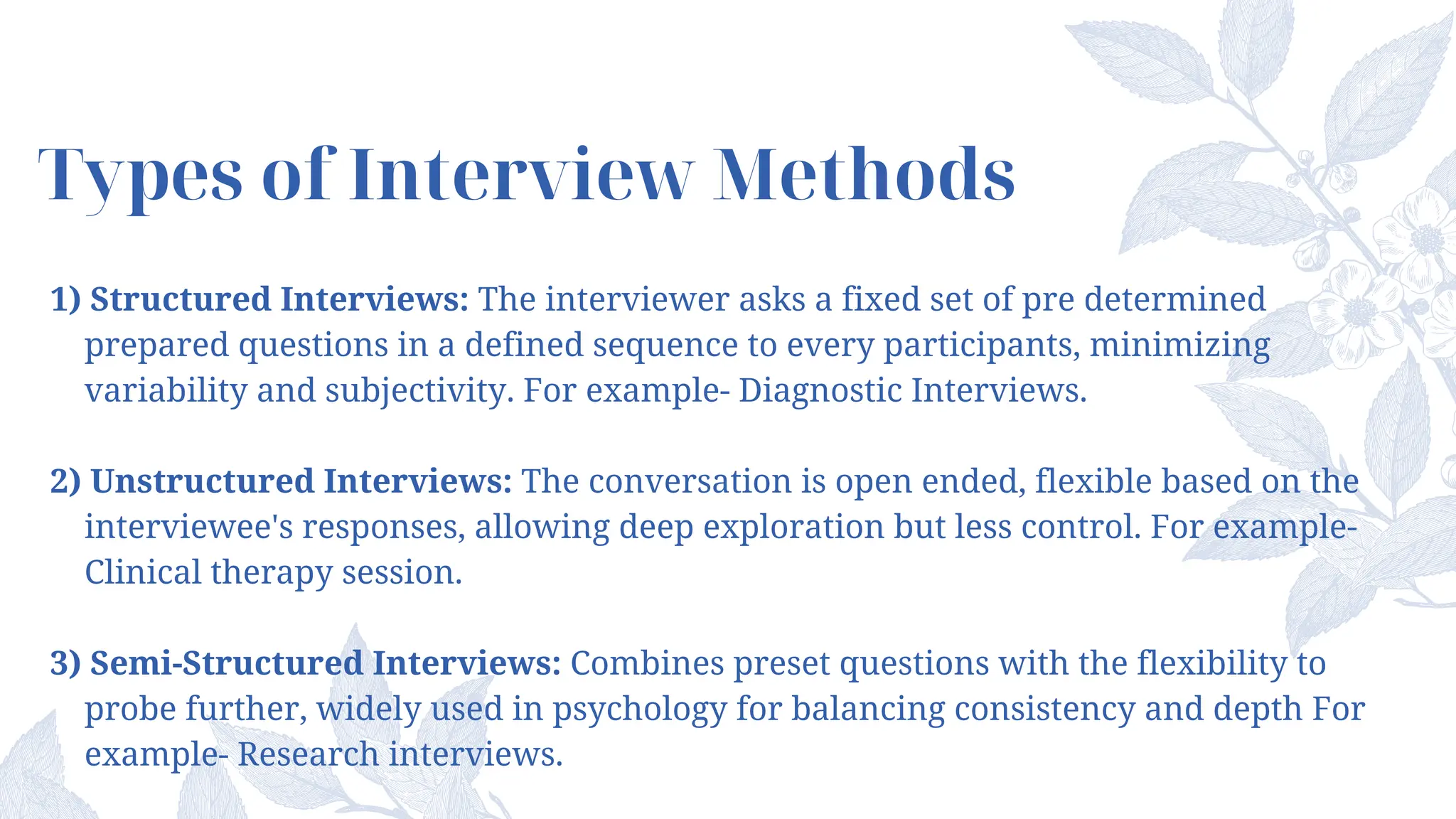 Copy of INTERVIEW METHOD PRESENTATIONpdf | PDF