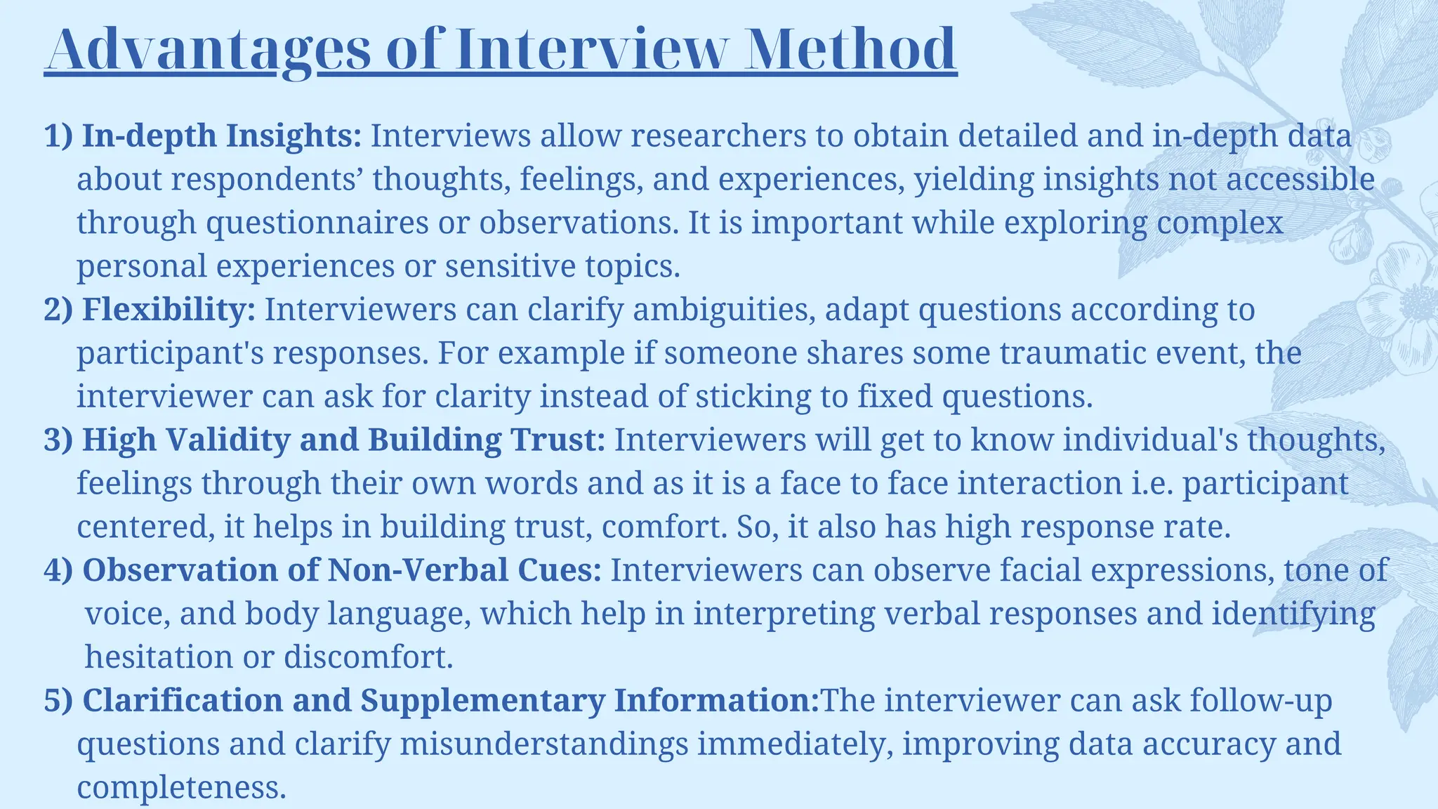 Copy of INTERVIEW METHOD PRESENTATIONpdf | PDF