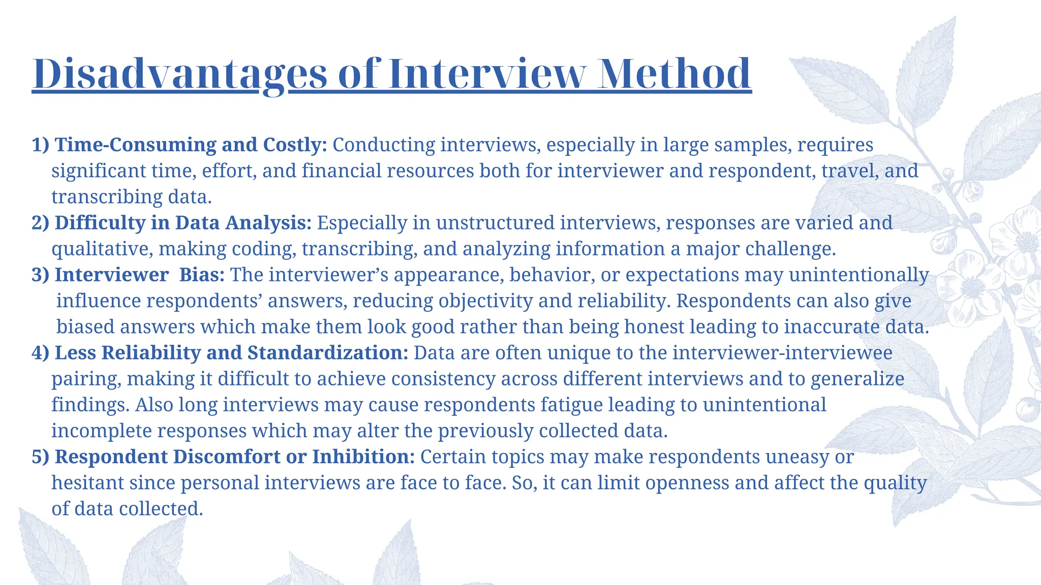 Copy of INTERVIEW METHOD PRESENTATIONpdf | PDF