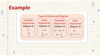 Comprehensive Introduction to Polynomials: Definitions, Operations, and ...