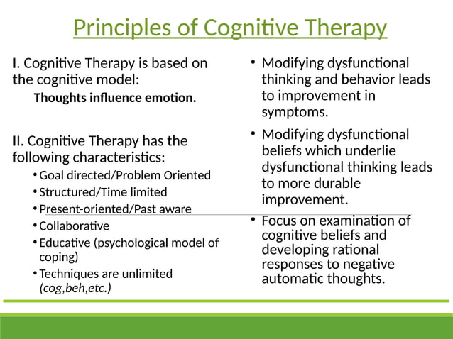 DBT Introduction and CBT Introduction. Thoughts | PPT