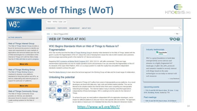 Using Knowledge Extraction From Existing Iot