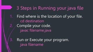 JAVA.1st lesson.pptx | Programming Languages | Computing