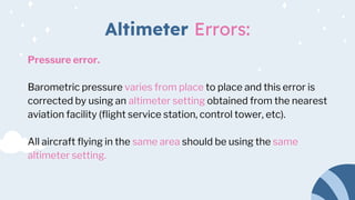 Pitot Static + Gyroscopic instruments | PPTX