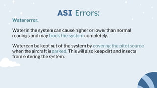 Pitot Static + Gyroscopic instruments | PPT