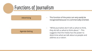 INTRODUCTION TO JOURNALISM AND NEWS WRITING | PPTX