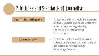 INTRODUCTION TO JOURNALISM AND NEWS WRITING | PPTX