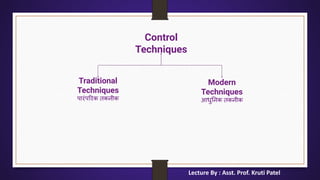 Controlling Techniques in Hindi | PDF