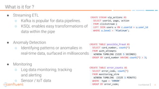 KSQL: Streaming SQL for Kafka | PDF