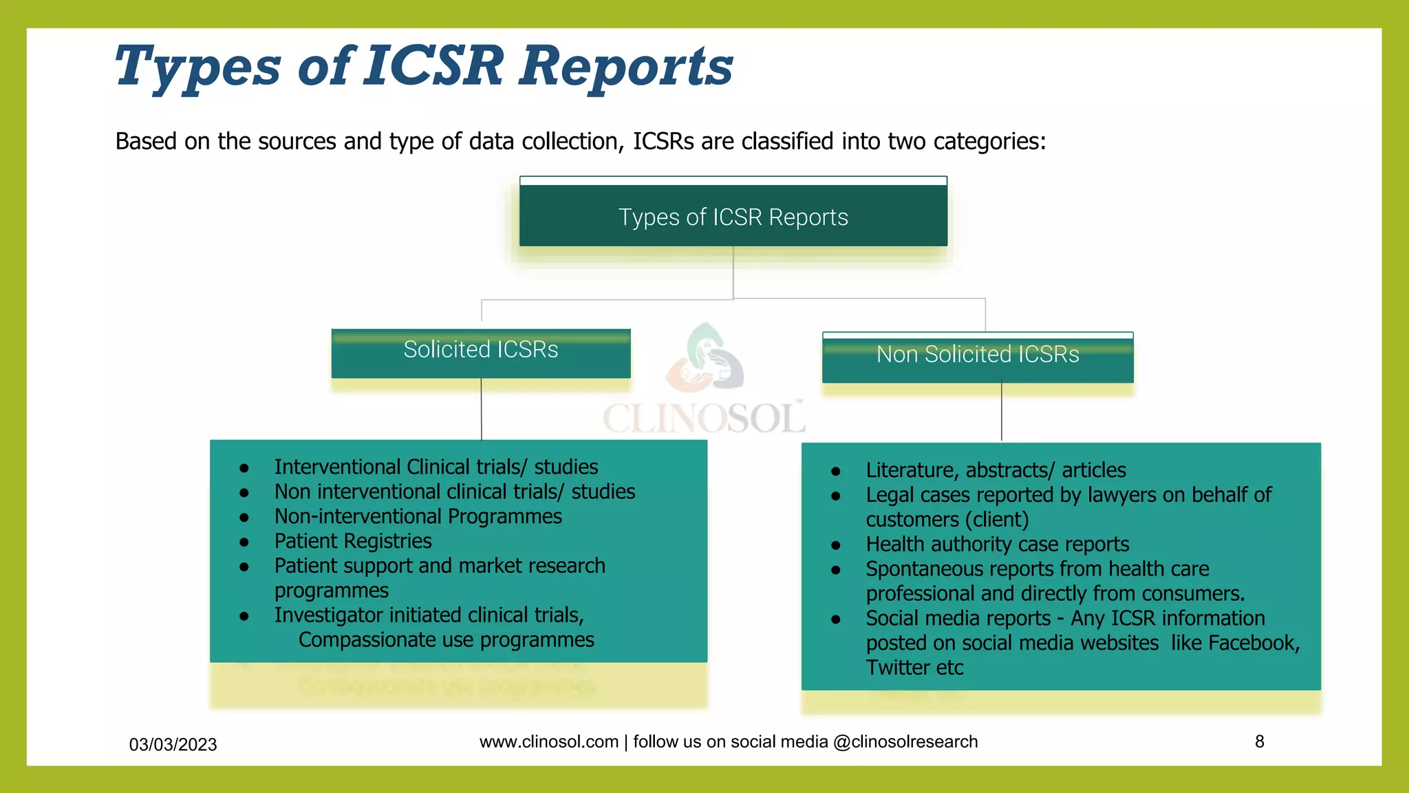 Reporting of ICSR (individual case safety report) | PPTX ...