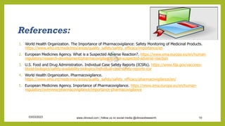 Reporting of ICSR (individual case safety report) | PPTX