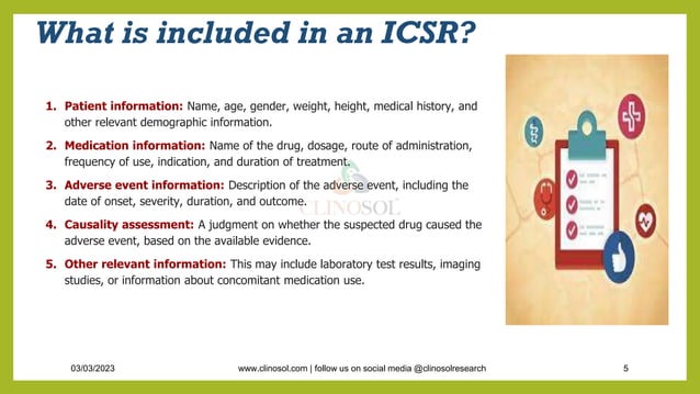 Reporting of ICSR (individual case safety report) | PPTX | Pharmaceutical Industry | Industries