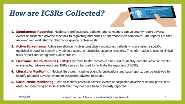 Reporting of ICSR (individual case safety report) | PPTX | Pharmaceutical Industry | Industries