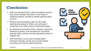 Reporting of ICSR (individual case safety report) | PPTX ...