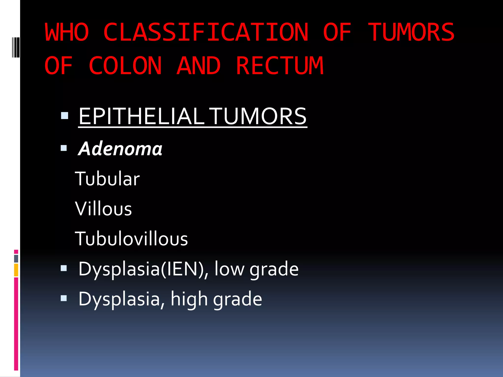 Large intestinal tumors | PPTX