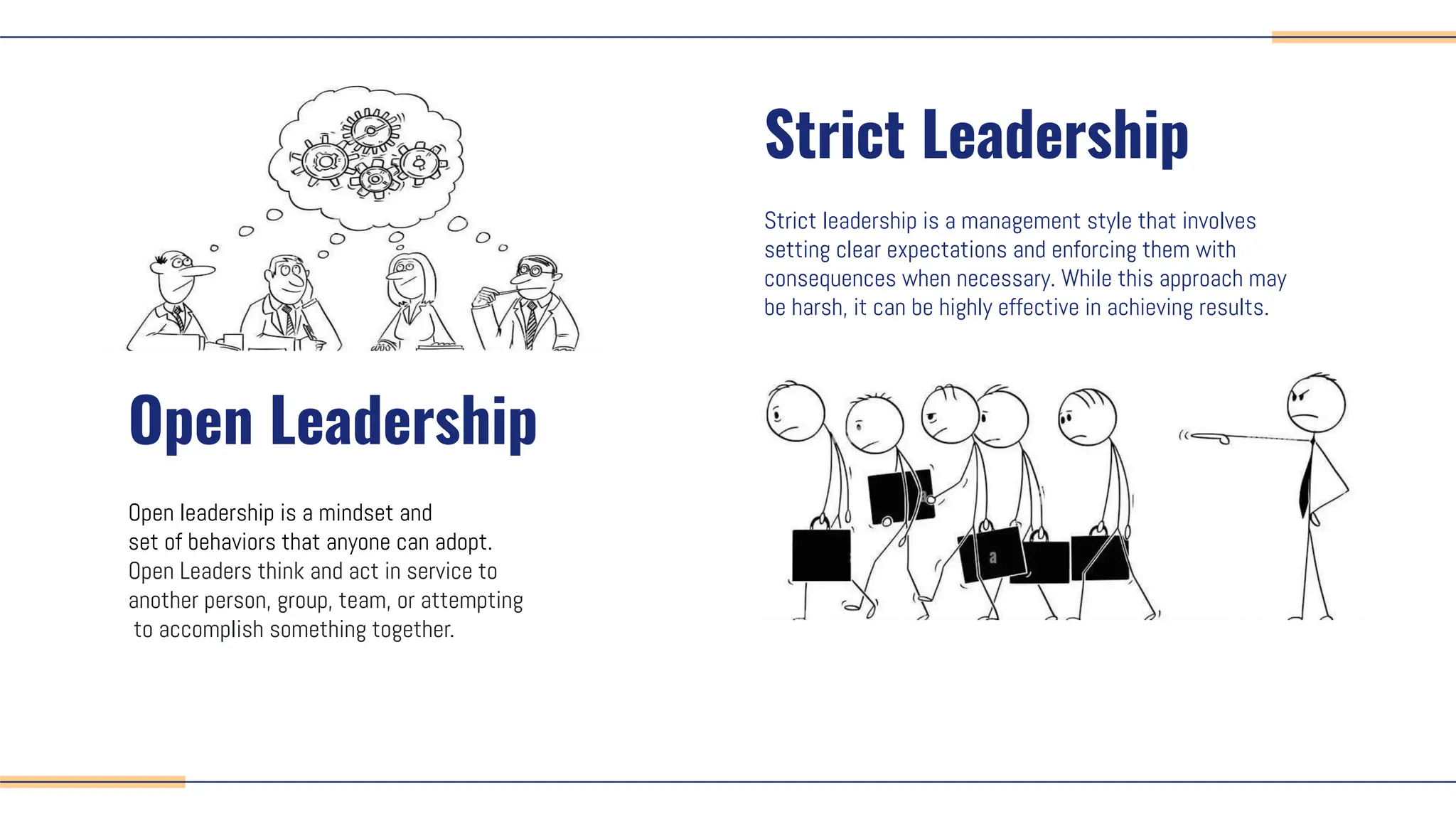 Strict Leadership vs Open Leadership in an organization | PDF