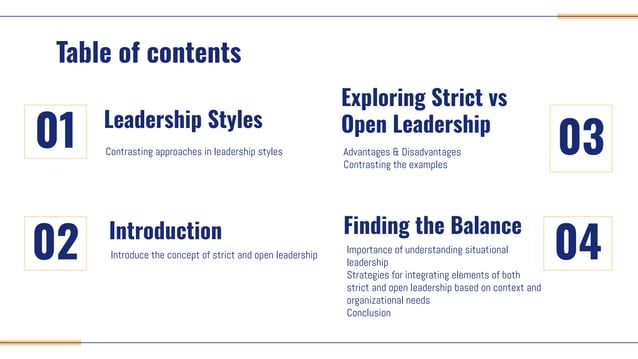 Strict Leadership vs Open Leadership in an organization | PDF
