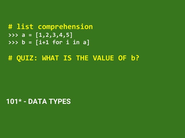 Learning python with flask (PyLadies Malaysia 2017 Workshop #1) | PPT