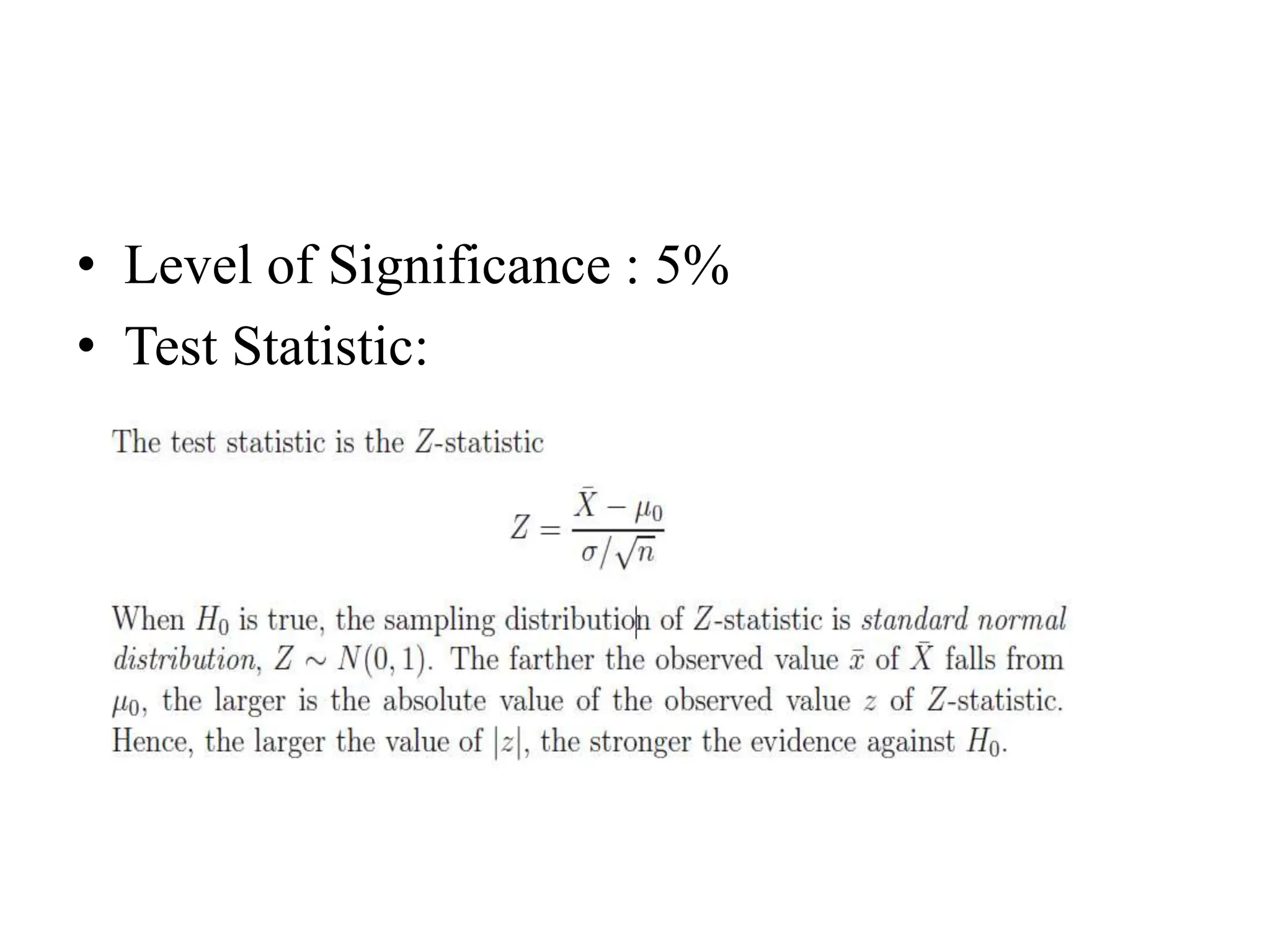 Testing of Hypothesis using Z dist..pptx