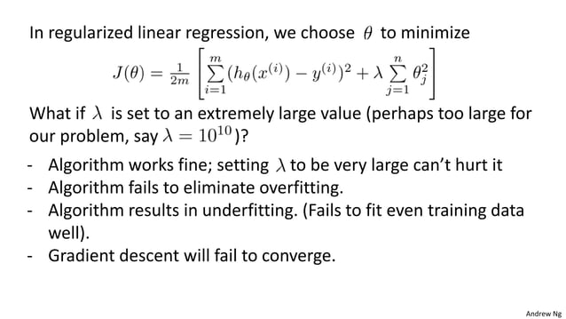 Machine Learning Lecture6 Regularization Pptx Computing