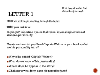 Copy of Lesson 3 - Walton’s letters - PRE.pptx