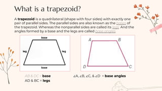Base Angles Of A Trapezoid