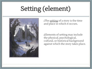 Setting Literary Term