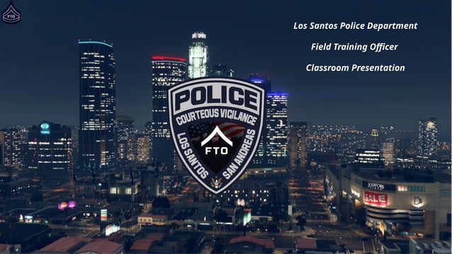 LSPD FTO Classroom Training Guide for FiveM | PPTX