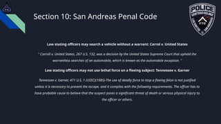 LSPD FTO Classroom Training Guide for FiveM | PPTX