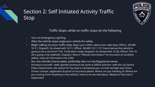 LSPD FTO Classroom Training Guide for FiveM | PPTX