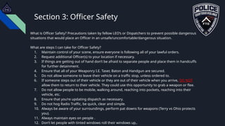 LSPD FTO Classroom Training Guide for FiveM | PPTX
