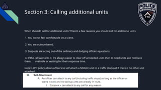 LSPD FTO Classroom Training Guide for FiveM | PPTX