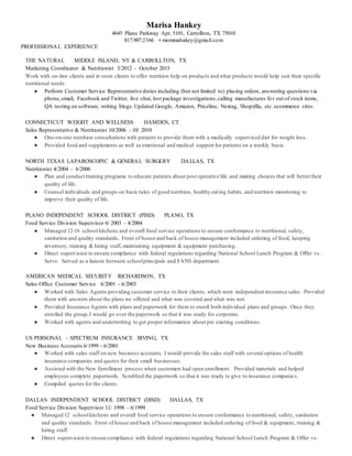 Customer Service/Insurance | DOCX